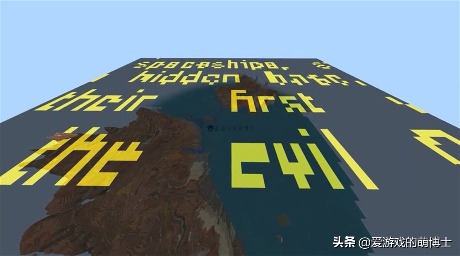 雲朵變成滾動文字，《我的世界》玩家重現《星球大戰》經典片頭 - 頭條匯