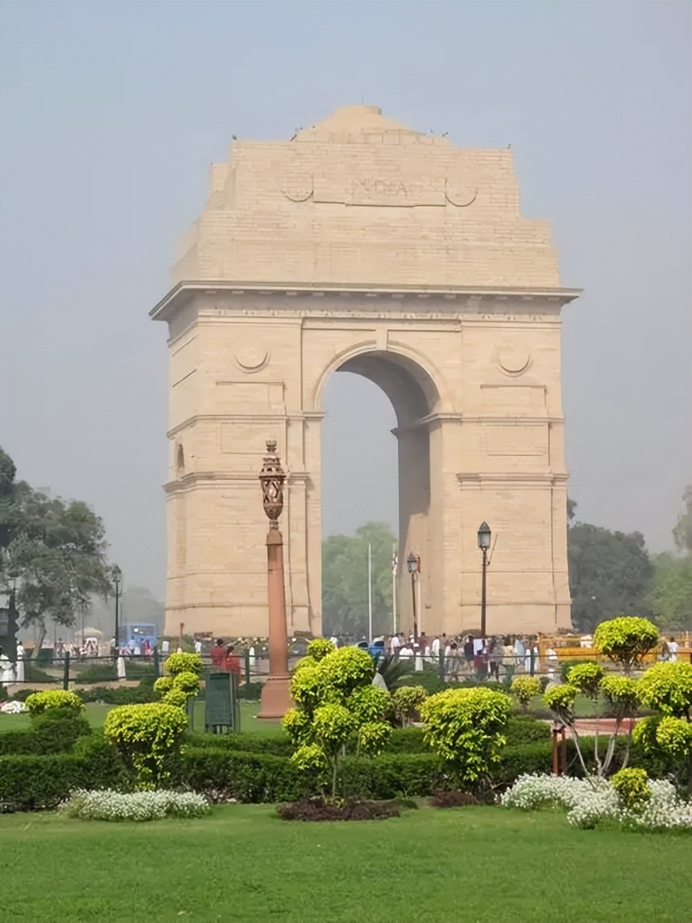 The historical origin of the India Gate in Delhi, India, and its place ...