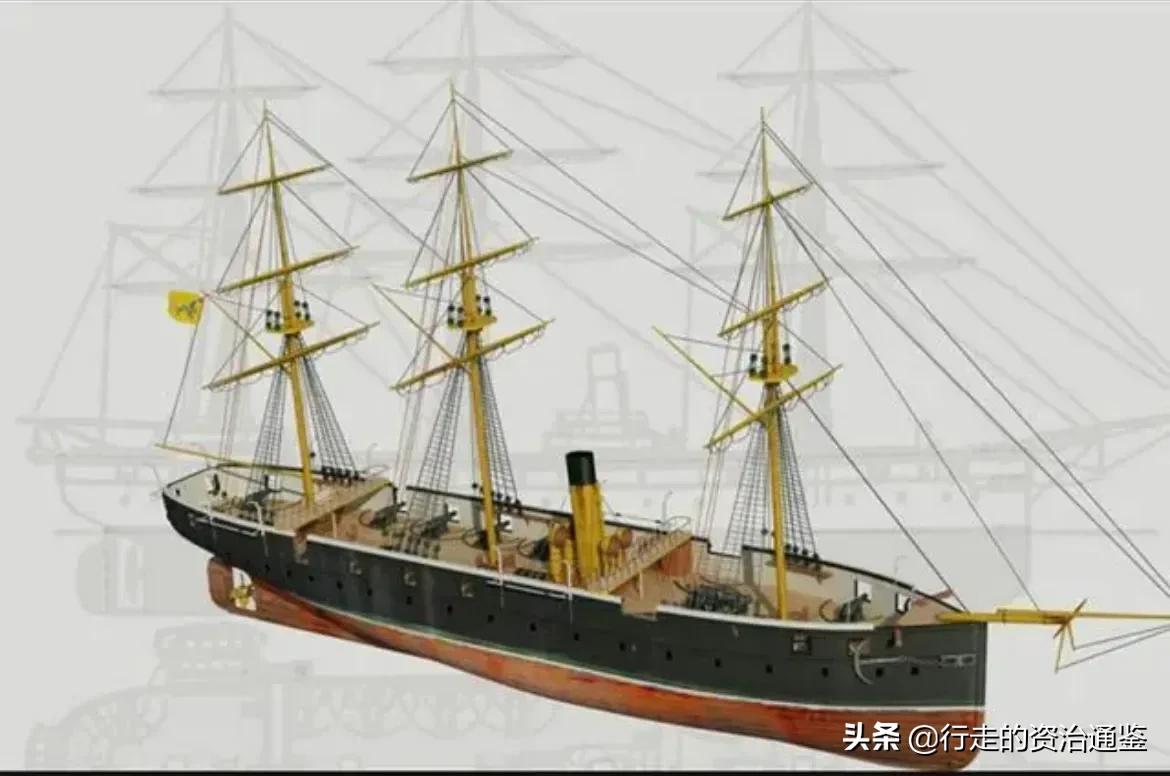 What is the strength of the self-made ironclad "Pingyuan" in the Qing ...