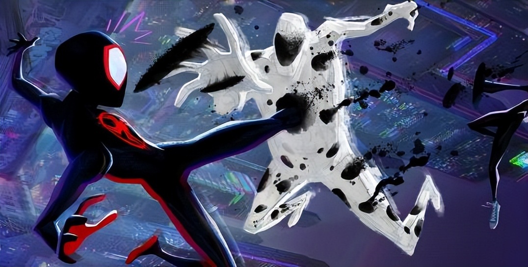 Thousands of spiders in the same frame, such a grand Spider-Man movie ...