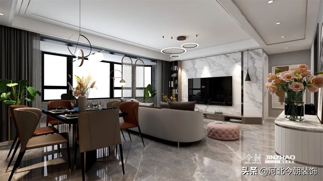 Southeast Smart City 146 square meters is simple and light luxury, you ...