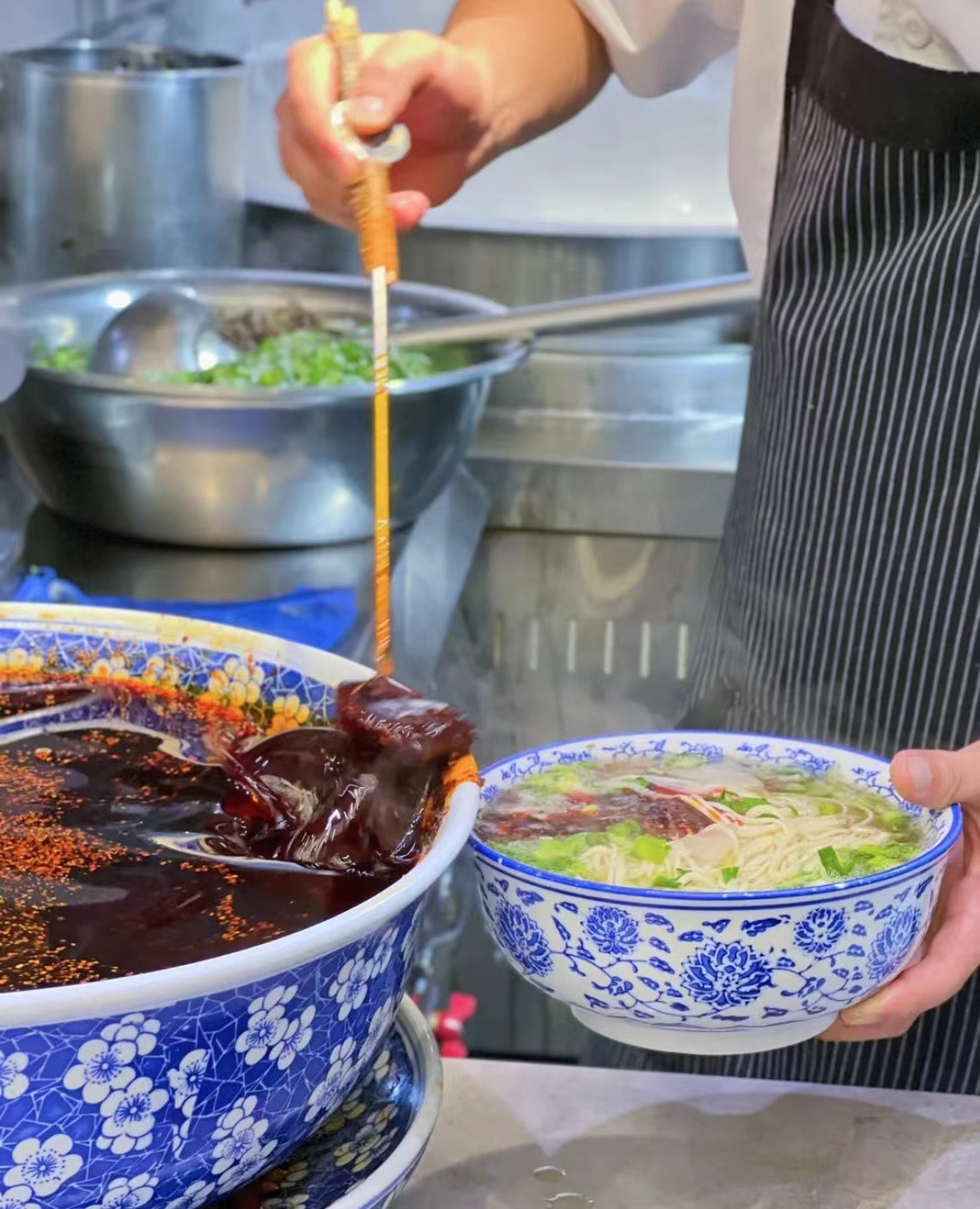 Lanzhou beef noodles, you can really eat three meals a day, you can't ...