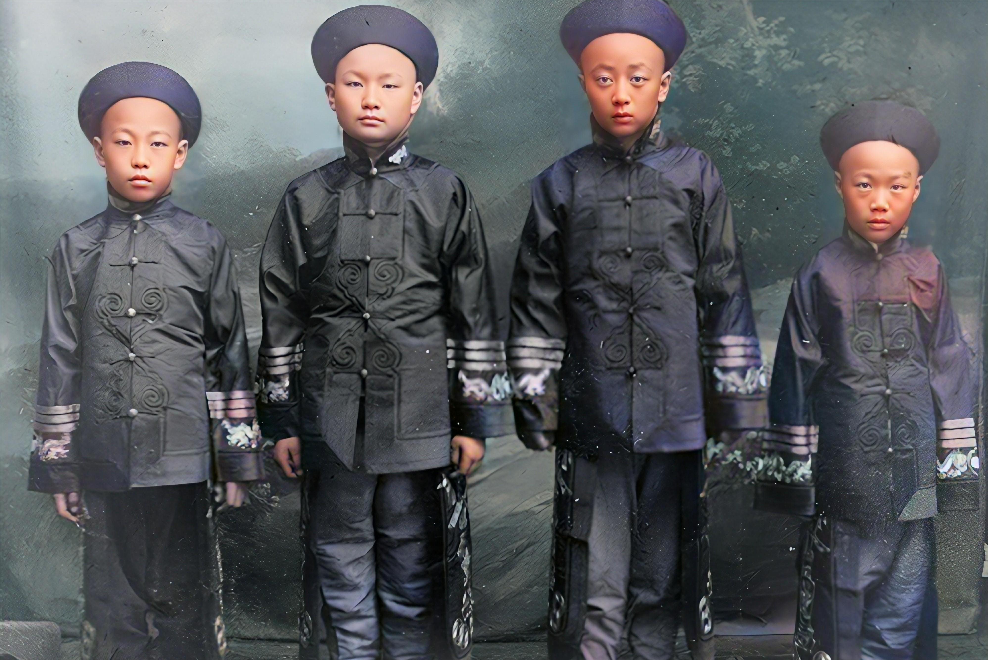 23 old photos of the Qing Dynasty: the graceful "top card", the ...