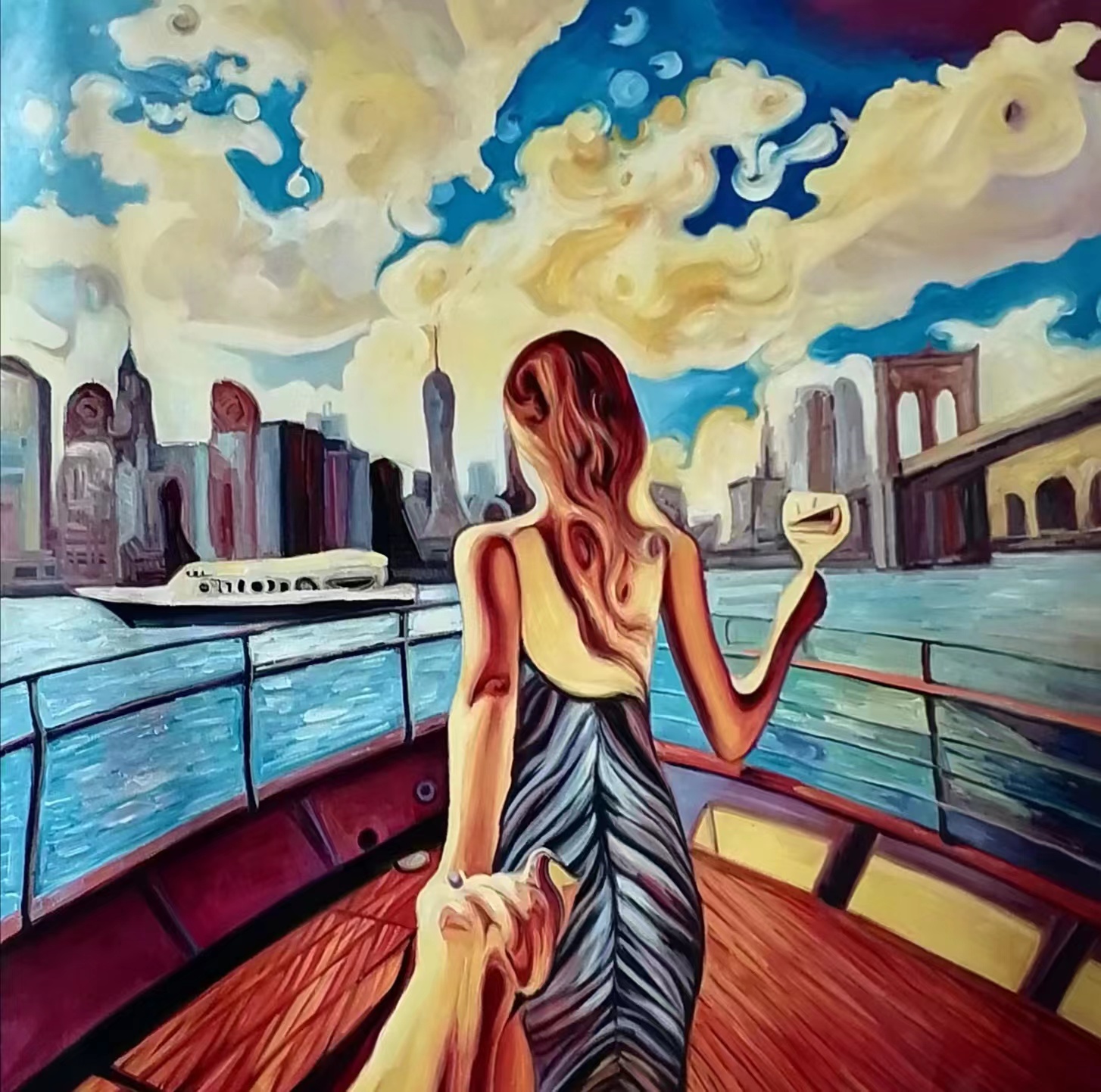 Seeking fantasy in color and space——Jiang Rui, a famous oil painting ...