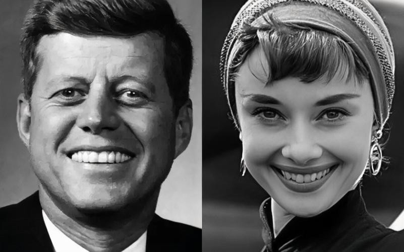 Kennedy's romantic affair: Hepburn often went in and out of the ...