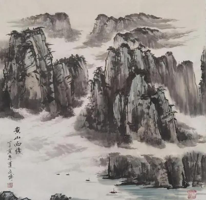 Beizong heavy color painter Wang Wenbo art style achievement works price - iNEWS