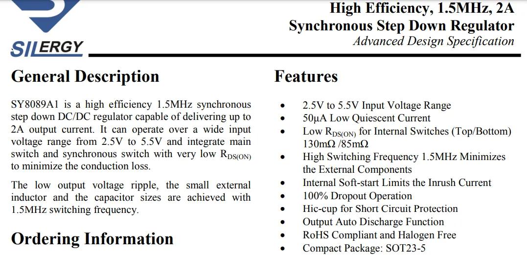 Silicon Power's SY8089 has a conversion efficiency as high as 93%. Can ...