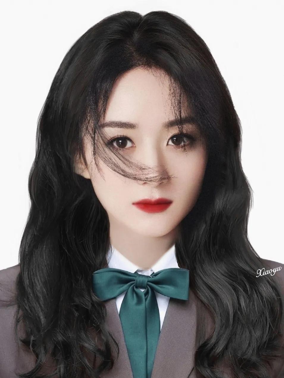 ID photos of domestic entertainment actresses, Liu Shishi is gentle ...