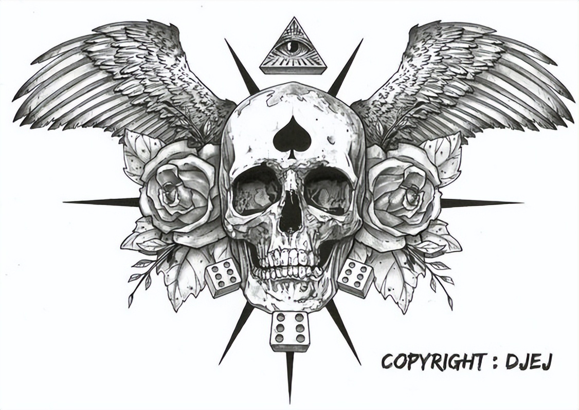 Skull tattoo manuscript - iNEWS
