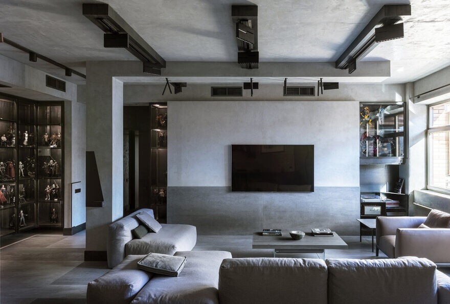 Instead of blindly pursuing warmth and brightness, his 160-square-meter ...