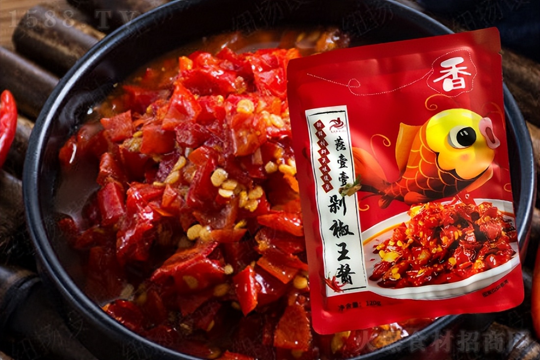 Yan Yi Yi Chopped Pepper King Sauce is fresh, crispy and spicy, with a ...