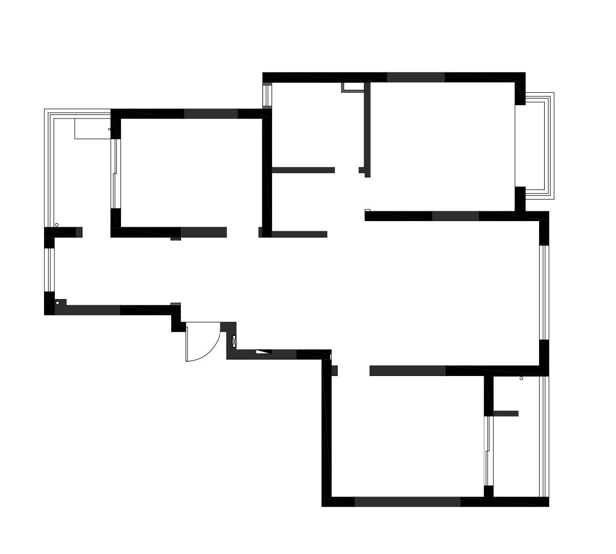 114㎡ Mix and match style of modern, Nanyang and light retro elements ...