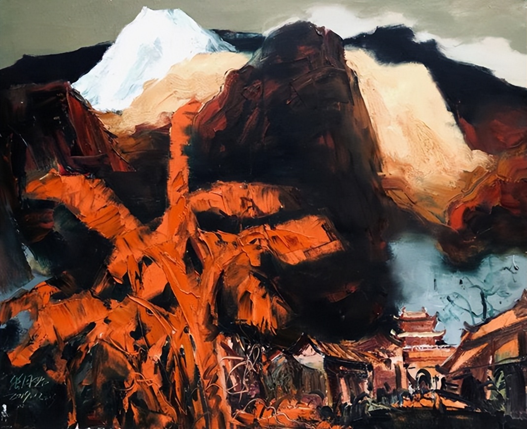 After Zhang Daqian, the Bashu School of Painting created another master ...