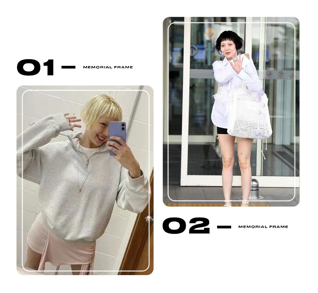 There is a kind of "plastic surgery" called Hyuna cutting her hair ...