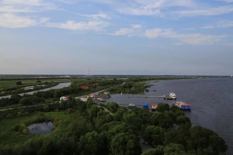 China's development of Heixiazi Island has become a foreign trade port ...