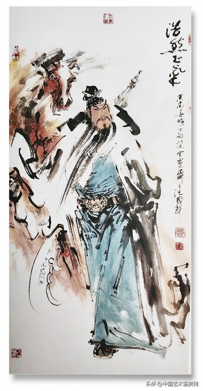 "Guan Gong Feelings" by Wang Guoxin, a famous painter in "Guan Gong in ...