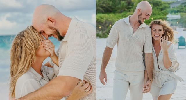 30-year-old Caruso's proposal was successful! James gave his blessing and married a top white ...