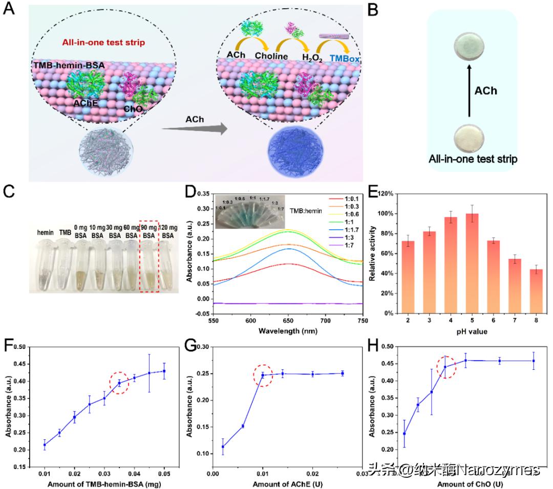 Intelligent machine-assisted biological enzyme-nanozyme-chromogenic ...