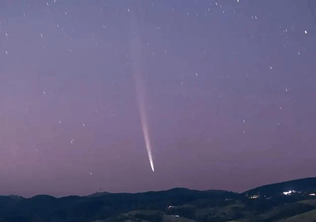 A comet that appears once every 60,000 years: See the past and present ...