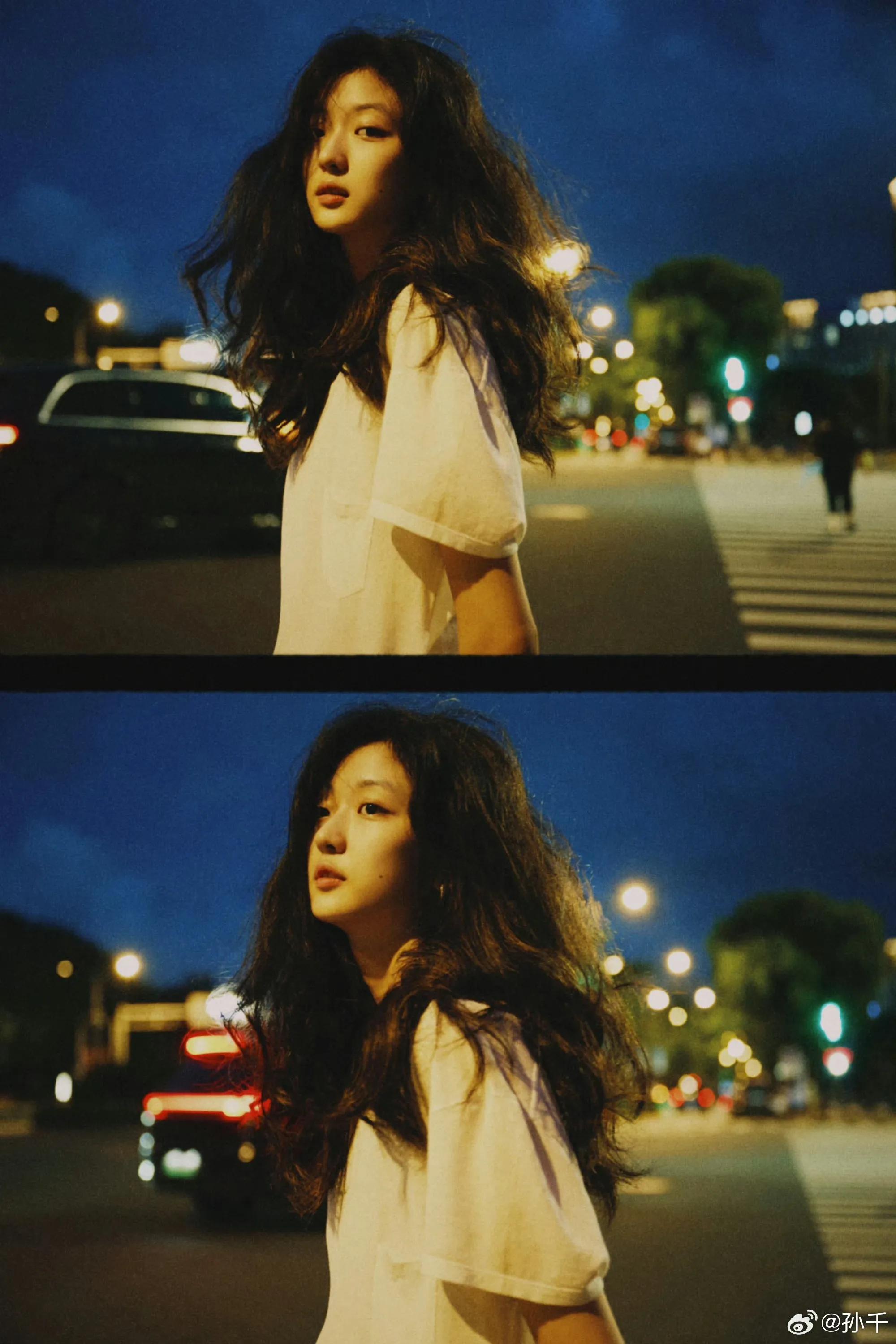 Sun Qian is really an atmospheric beauty, with a casual style and a ...