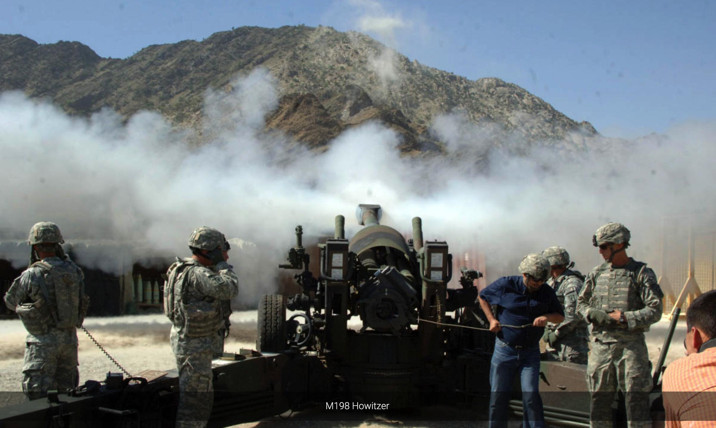 The king of the field, the classic howitzer - M198 155mm howitzer - iMedia