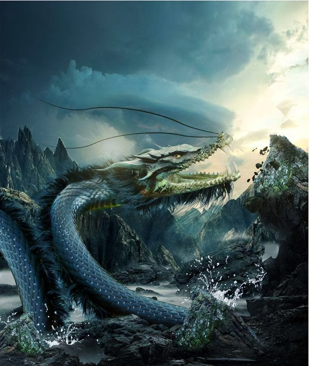 "Walking Flood Dragons" have occurred many times along the Yangtze ...