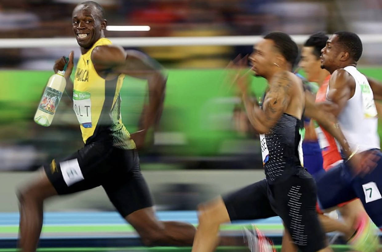 The water looks like Bolt!Jamaican 100m 9.86 is the second best in the world - iNEWS