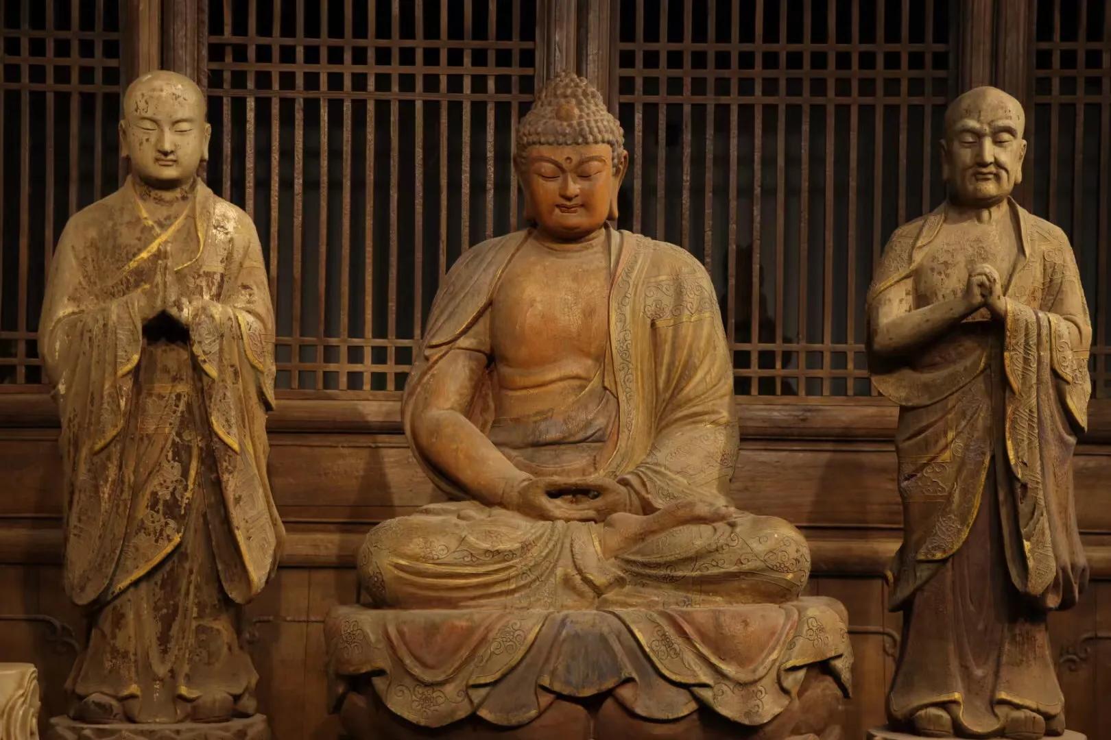 One Buddha Two Disciples: Shakyamuni Buddha and Ananda Kassapa the Lord ...