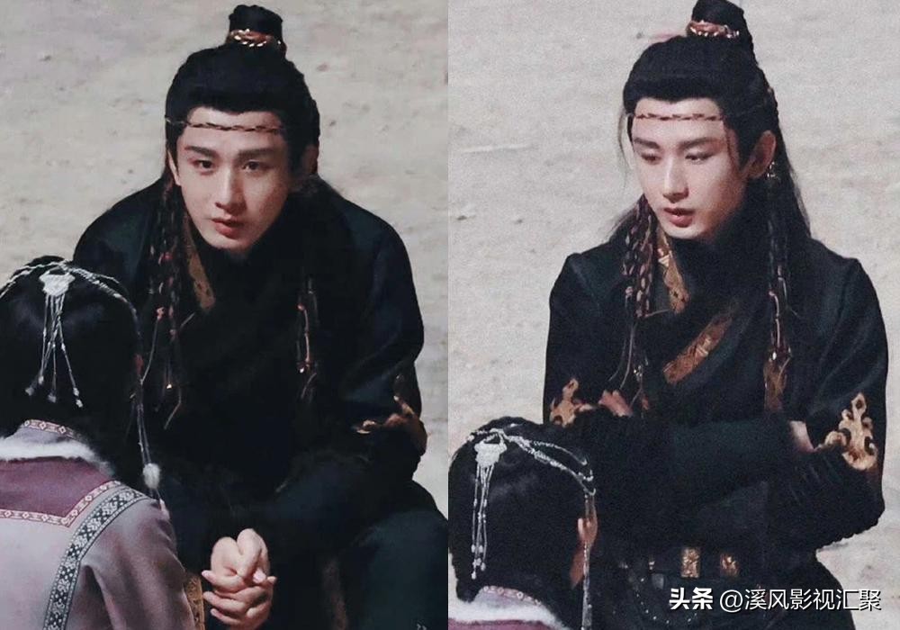 "Heroes" Cheng Yi is super handsome and exotic, holding a baby with one ...