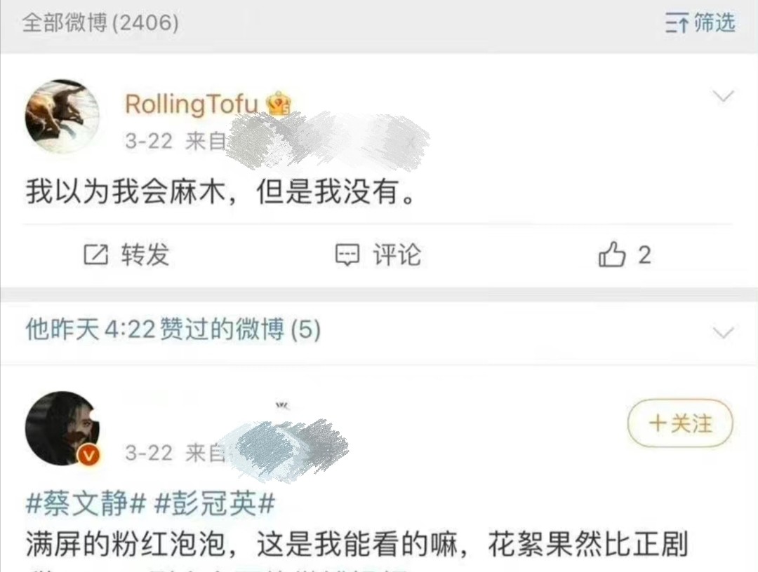 Producer Liu Wenyang posted an intimate photo with Cai Wenjing, suspected of revealing their ...