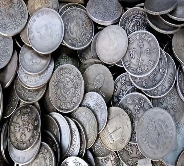 Using the silver coins collected by his father to estimate the value ...