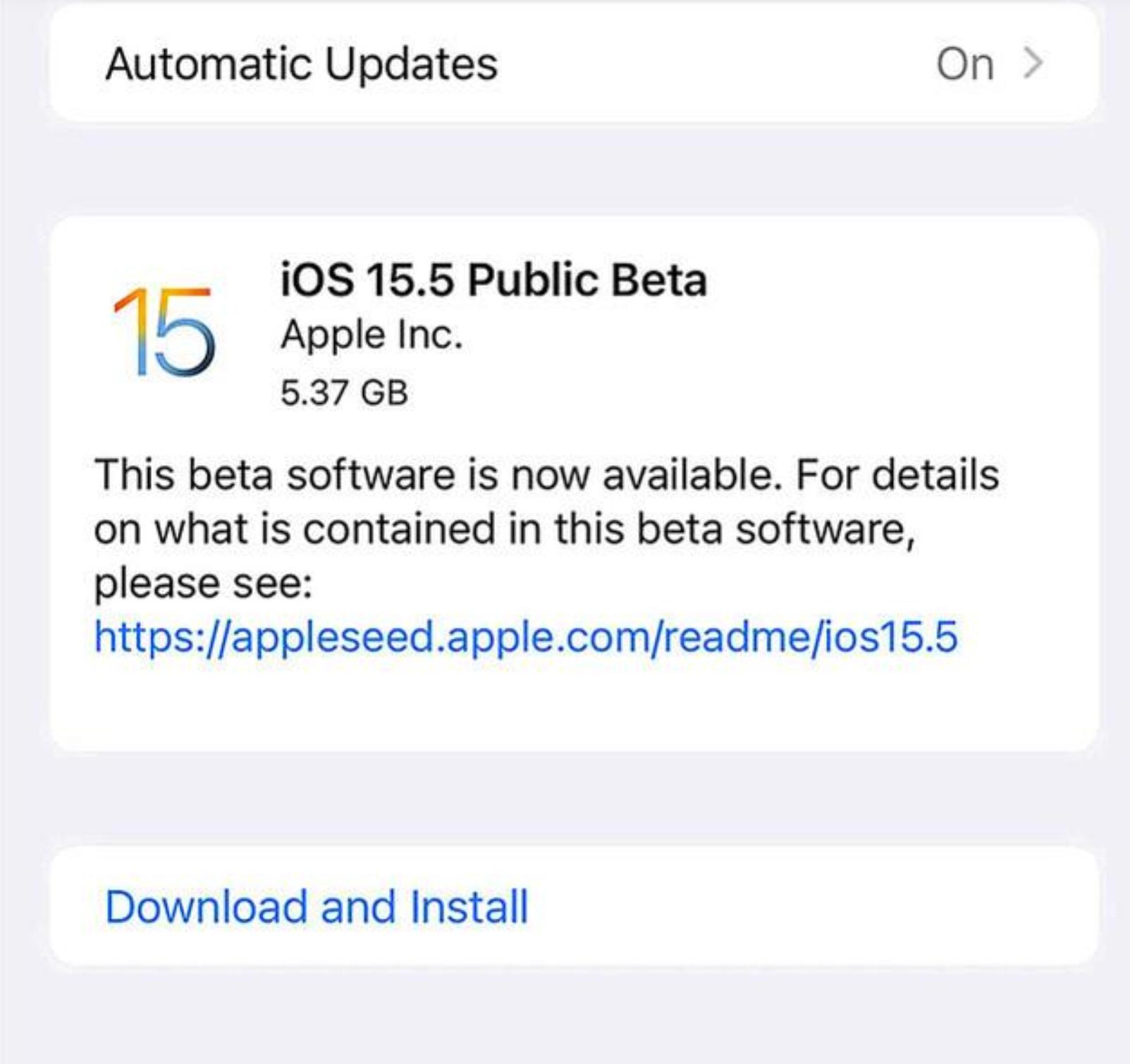 ios15.5 is released, according to the performance of the public beta version, it is not ...