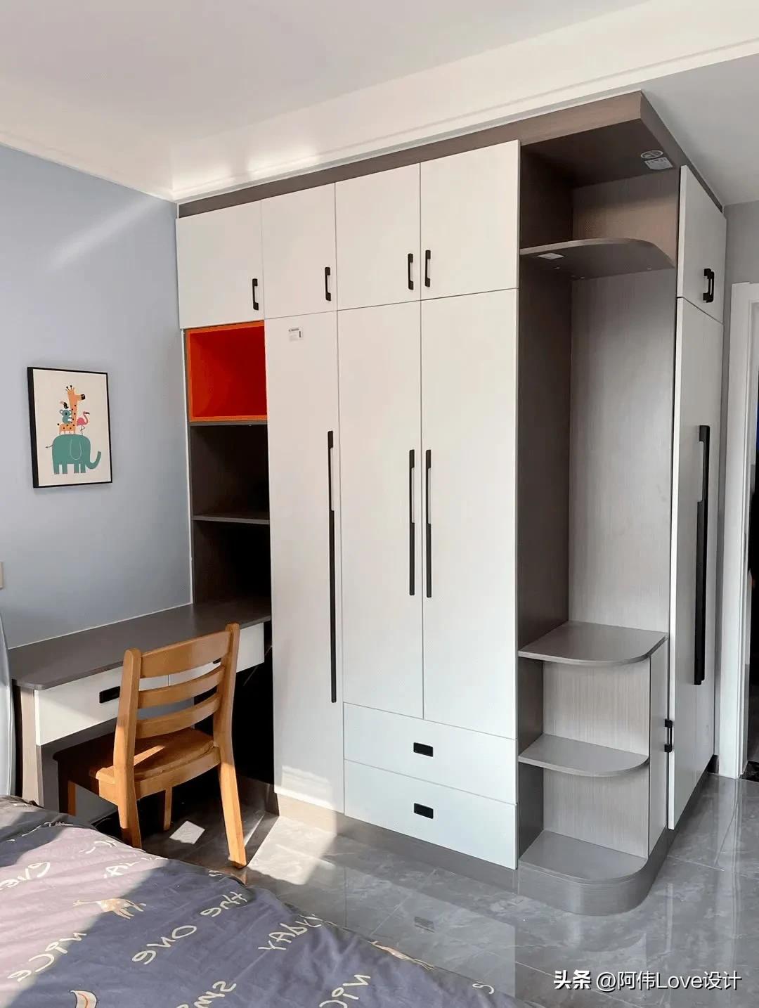 wardrobe with desk design - iNEWS