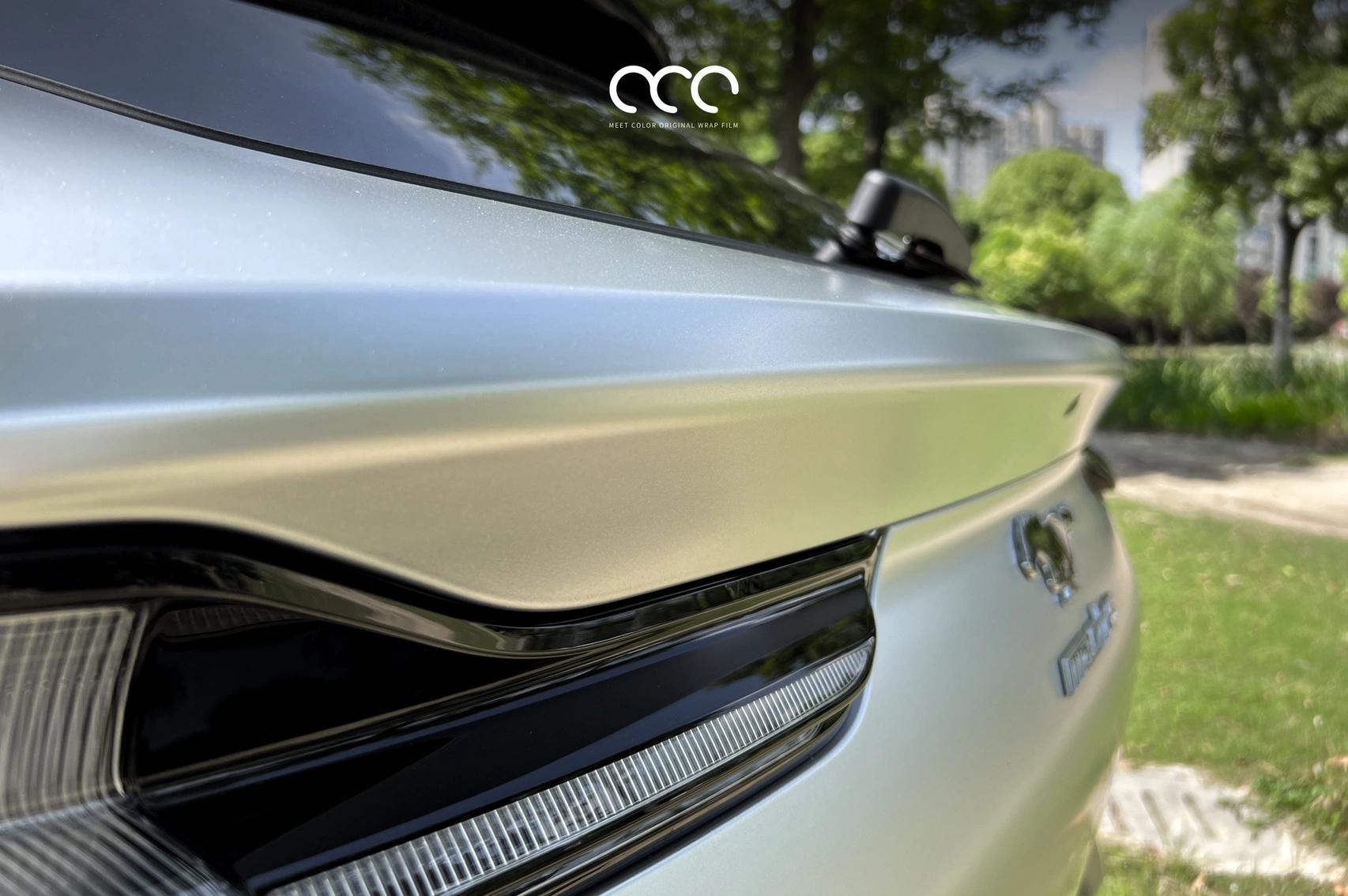 Diffuse color changing film electro-optic metal silver, a silver light ...