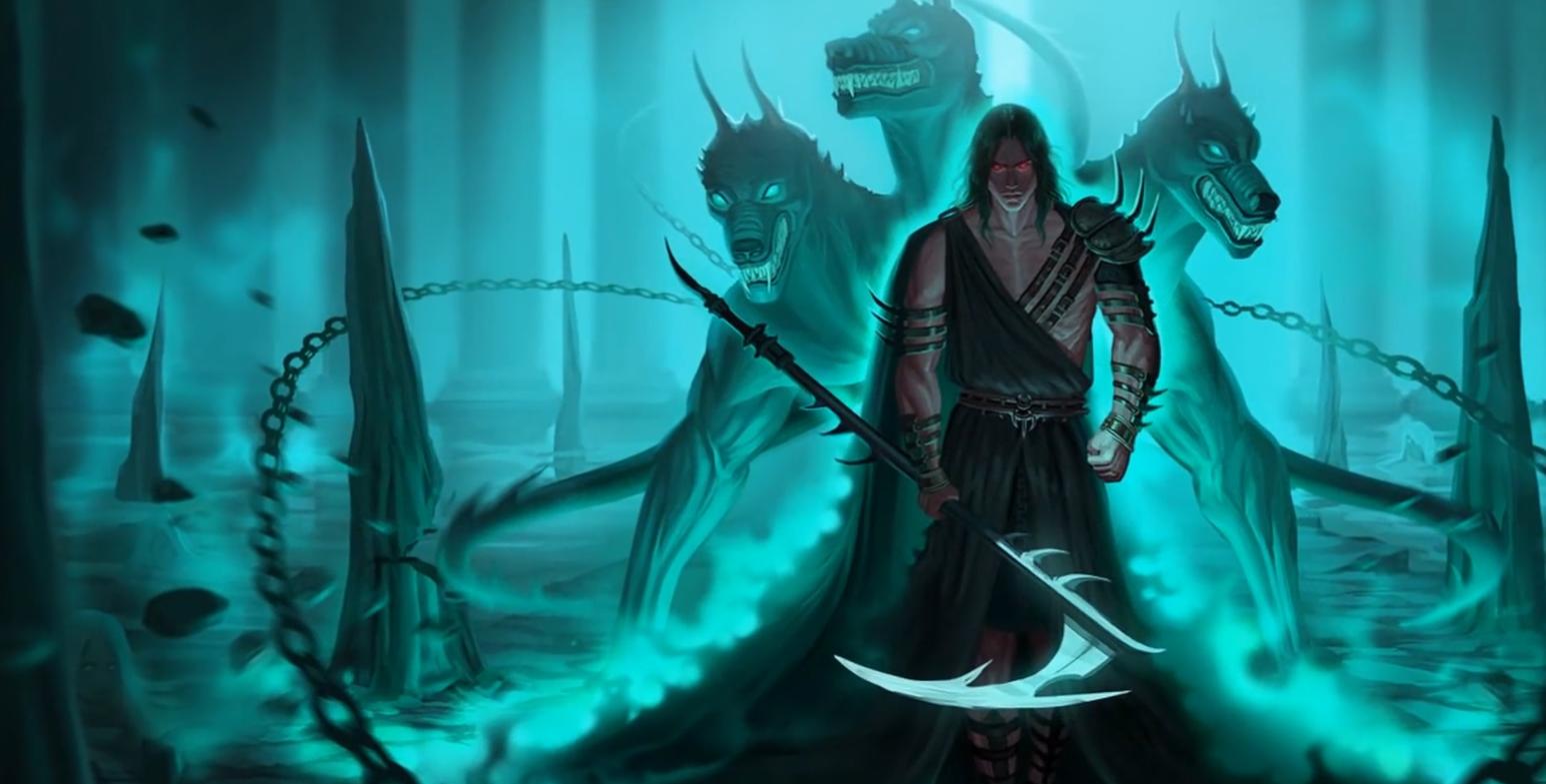 An unimaginably huge god in Greek mythology—Tartaros, the god of hell ...