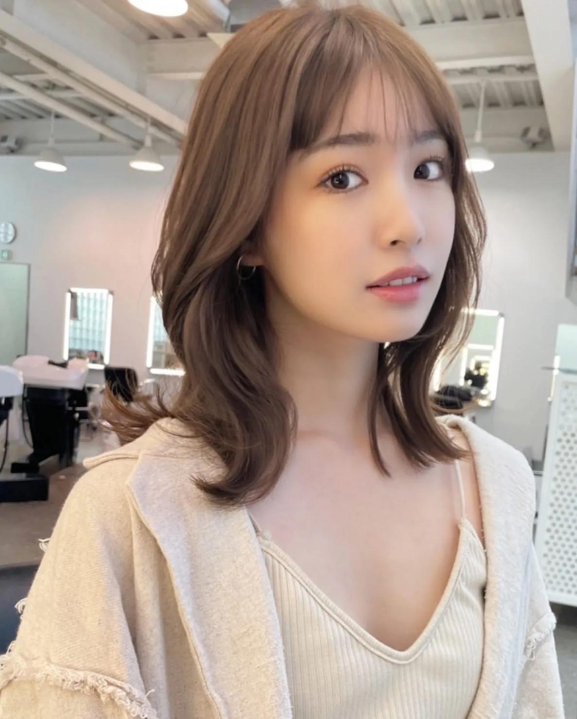 Or the most eye-catching medium-length collarbone perm, 10 fashionable ...