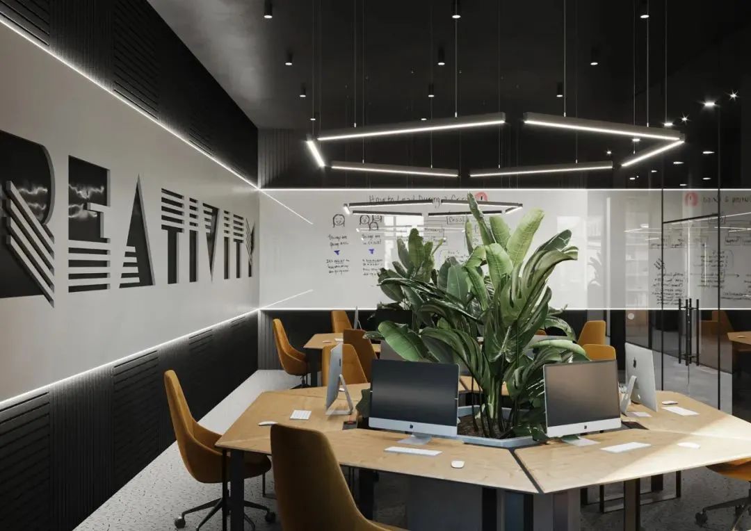 Simple and flexible office space design makes you feast for the eyes ...