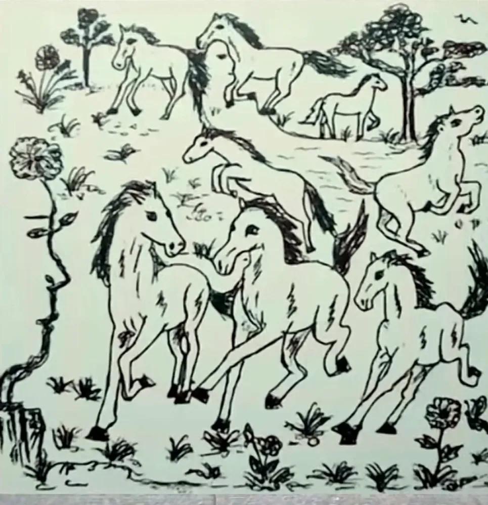 Look at the picture below to find faces, can you find three faces? Yes ...