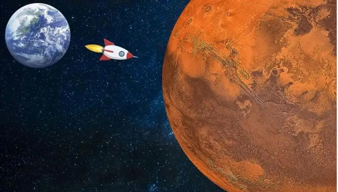 Mars is 200 million kilometers away from the earth. How long will it ...