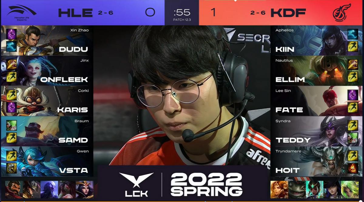 「VKGAME LOL」LCK：HLE 0-2 KDF，陣容復刻再獲勝 - 資訊咖