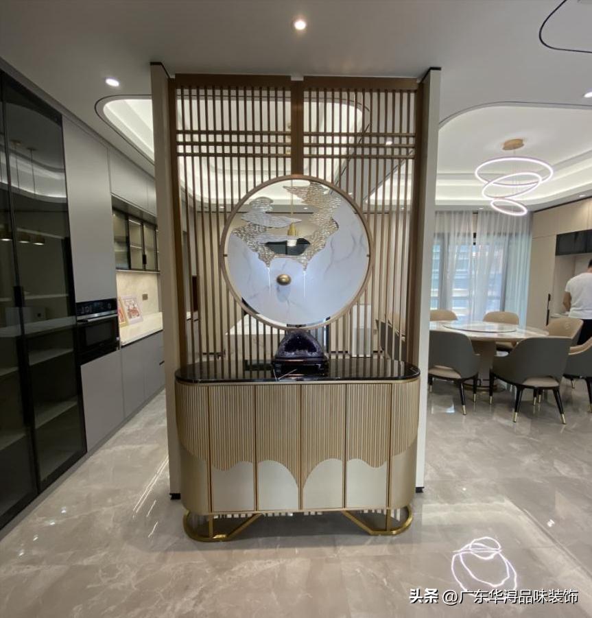 280 square meters of modern light luxury style, opposite ventilation ...