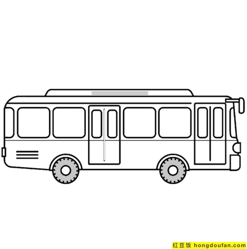 10 Printable Car Coloring Pictures!Minivan school bus RV tractor ...
