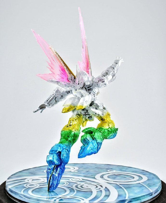 The correct way to play the transparent gunpla, the gradient painting ...