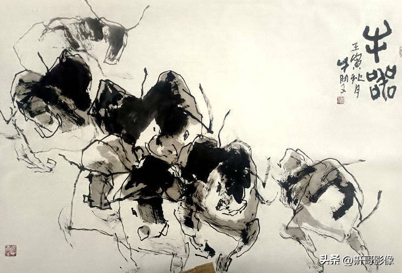 Lao Luo's sketch of Niu Pengzi: "Niu Pengzi Draws Niu You Ji" - iNEWS