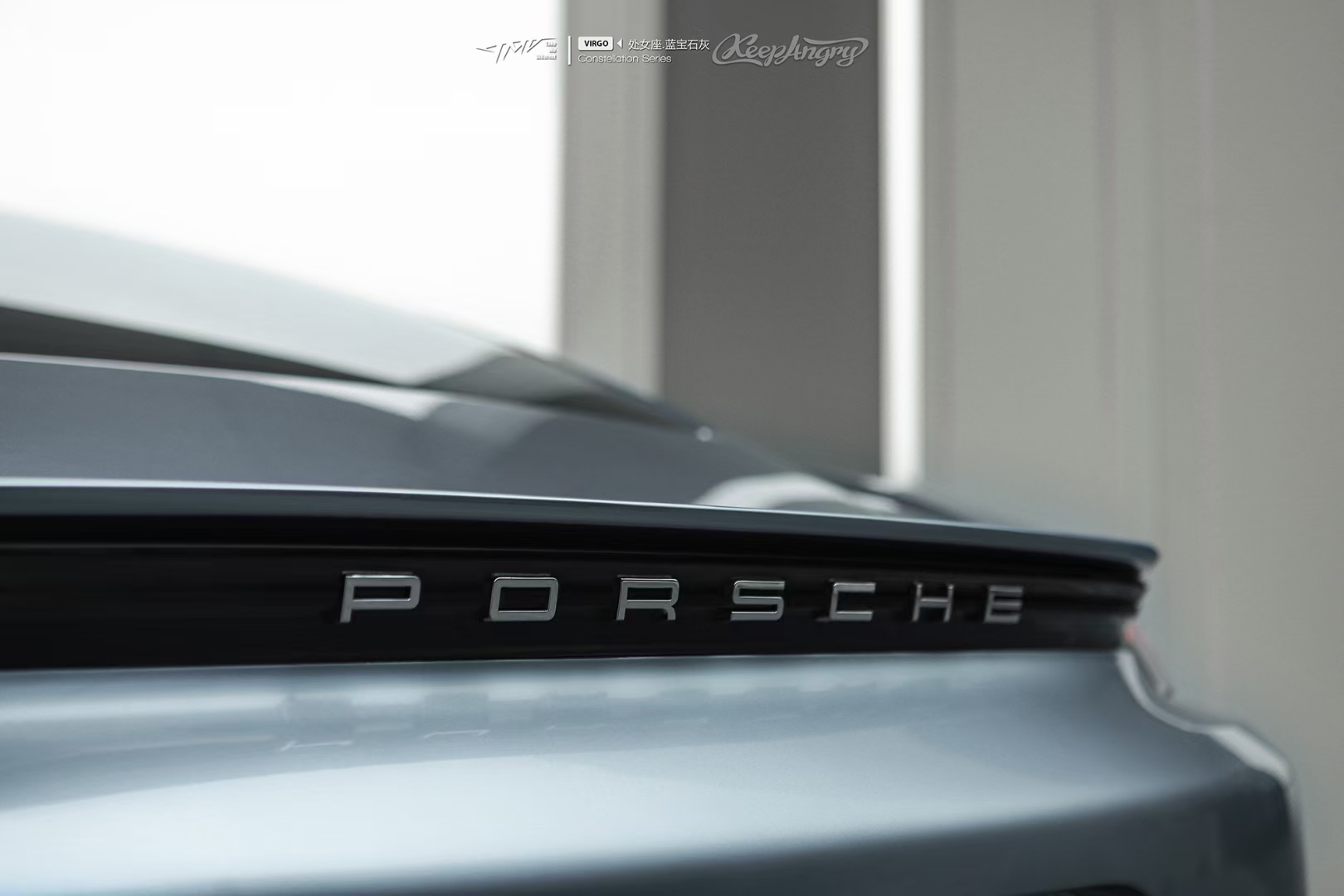 Porsche 718-TMD tide brand color change film Virgo. Sapphire gray - iNEWS