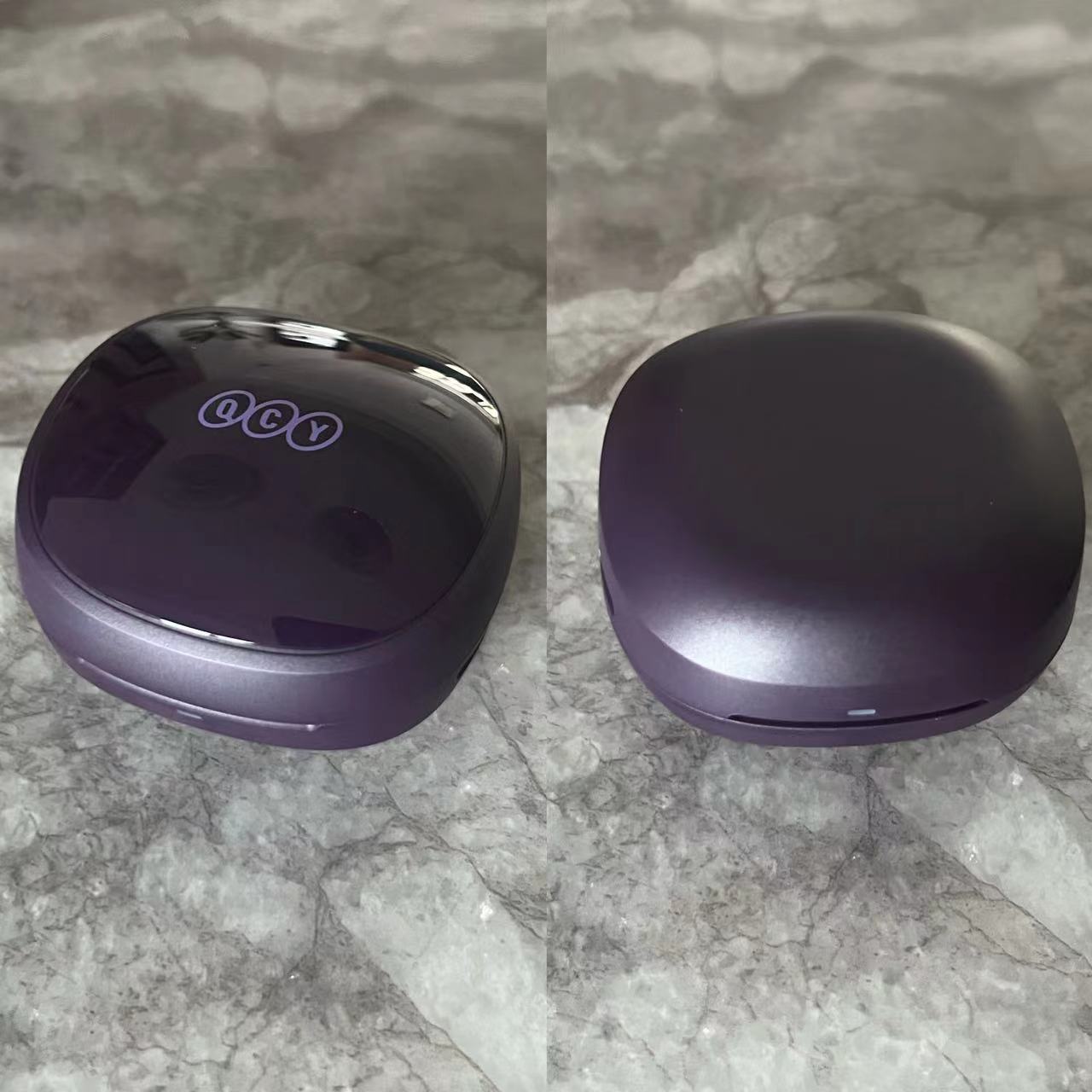 Hands-on experience of the purple shell QCY T13 X Bluetooth headset in ...