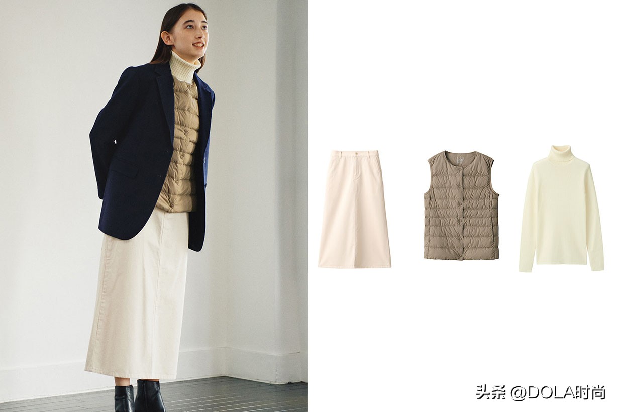A practical note on wearing down jackets: 4 sets of fashionable down ...