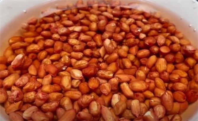 The chef shared the practice of soaking peanuts in vinegar, which is ...