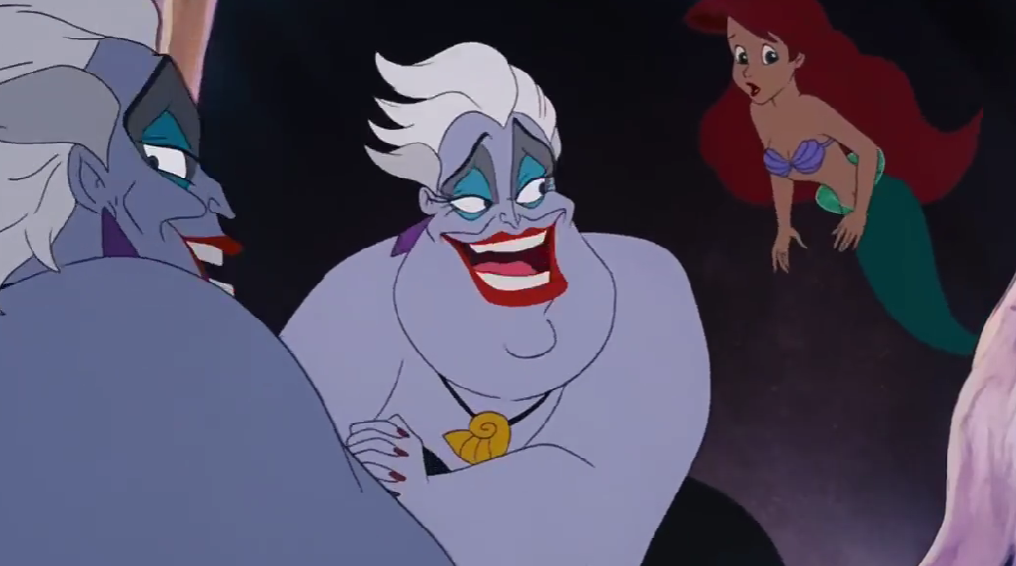 The villain of The Little Mermaid became popular with the face of the ...