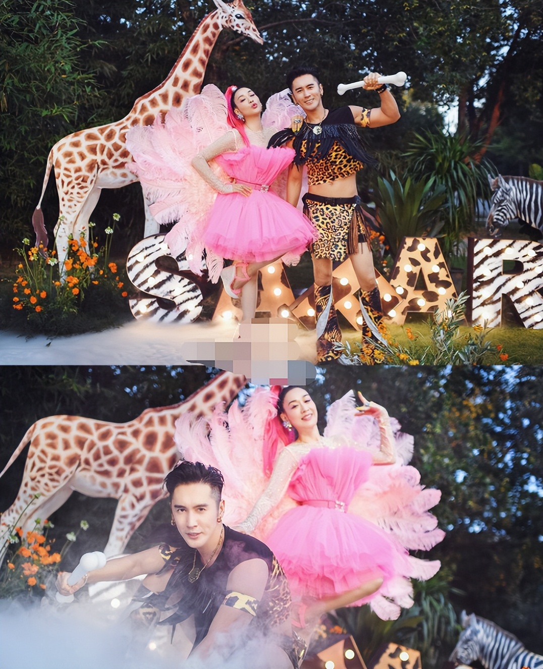 Chung Liti's mansion is super fun!Bend over and show off your buttocks ...